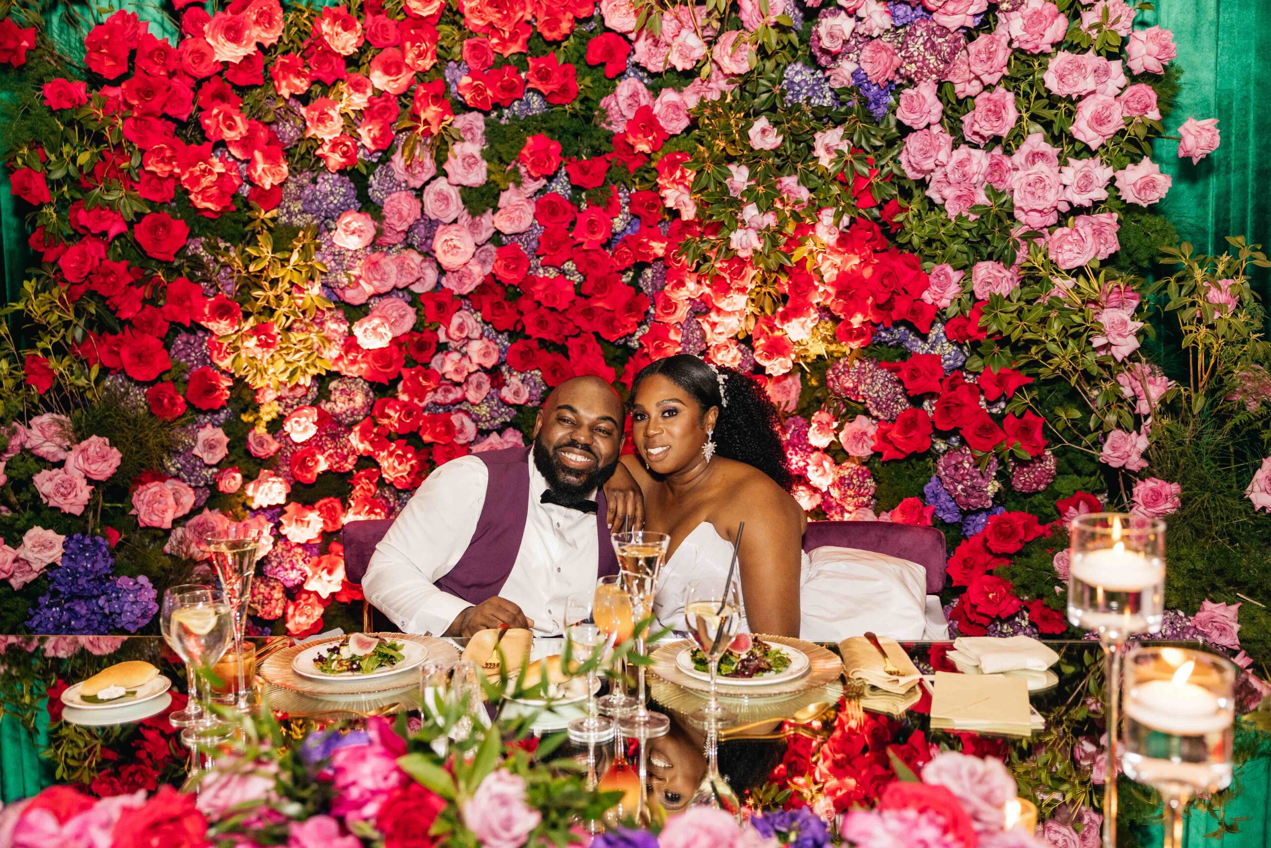 Jewel Tones & Extravagant Flowers Made This Park Chateau Wedding So ...
